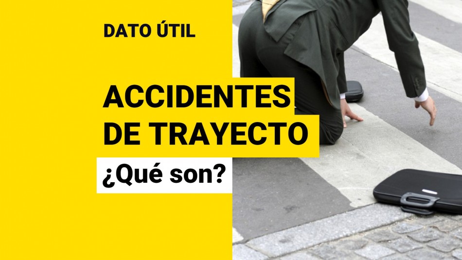 ¿Qué se considera un accidente de trayecto? - Meganoticias